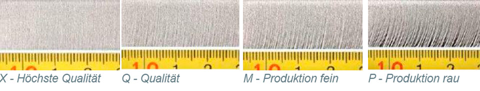 Schnittqualitäten beim Wasserstrahlschneiden - S&D Blech+